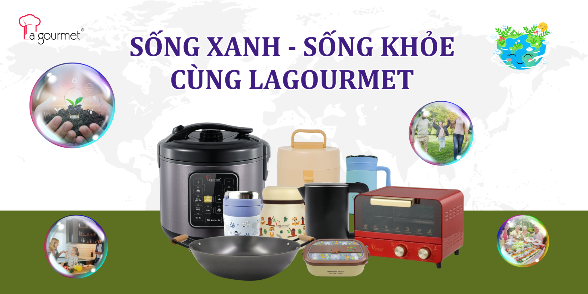 SỐNG XANH CÙNG LAGOURMET – La gourmet Vietnam